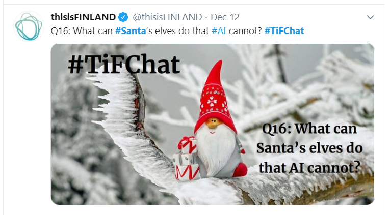 That time Santa Claus visited Finland’s Twitter chat - thisisFINLAND