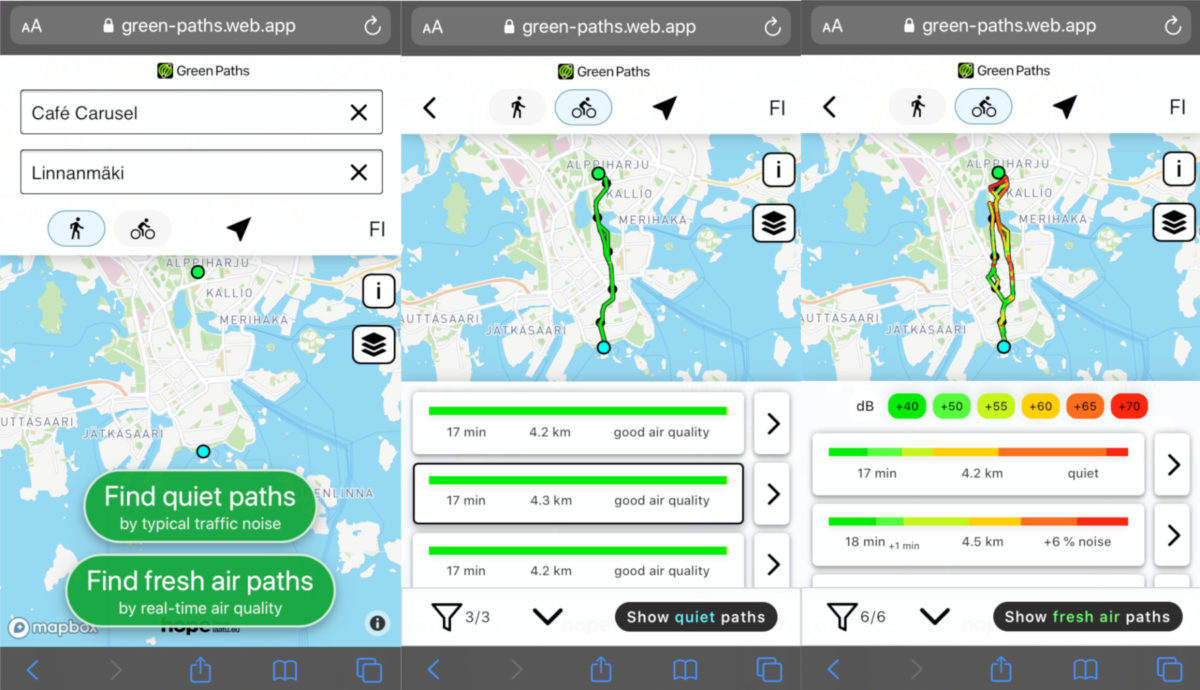 Fresh air and quiet: App finds best Helsinki routes for bikers and ...