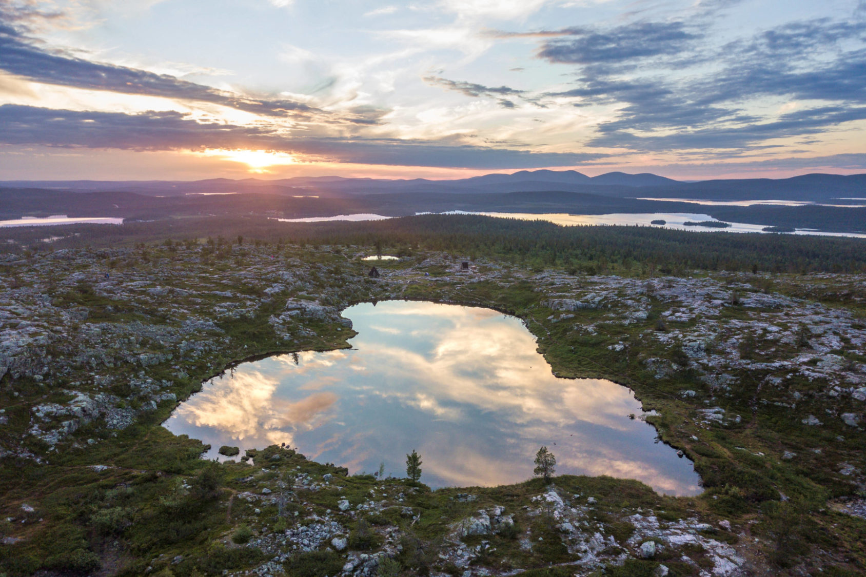 In the northern Finnish wilderness, home is where the hut is ...
