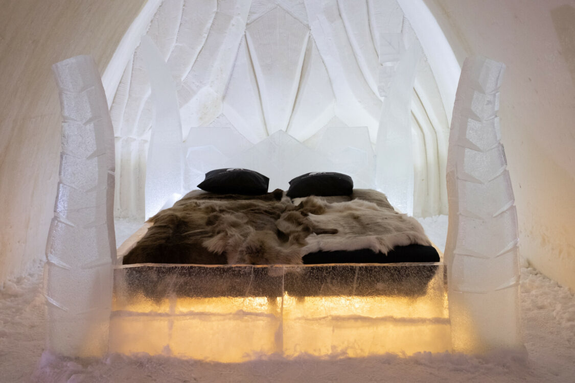 Creating architecture and art from ice and snow in the Finnish far ...