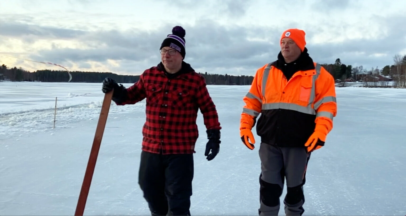 Icy resolve: Creating the world’s widest ice carousel on a Finnish lake ...